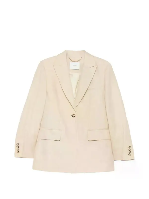 JOSEPH Rochd Single-breasted Blazer - Neutrals