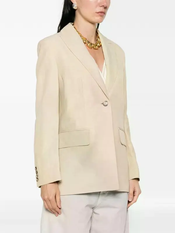 JOSEPH Rochd Single-breasted Blazer - Neutrals