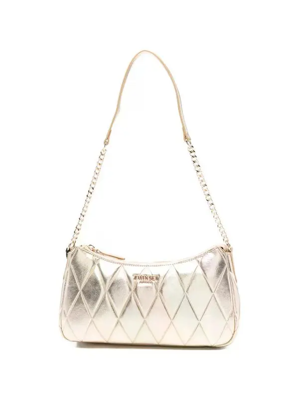 TWINSET Quilted Shoulder Bag - Gold