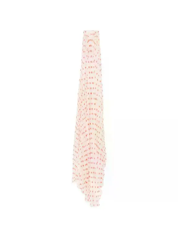N°21 Polka Dot Scarf - Neutrals
