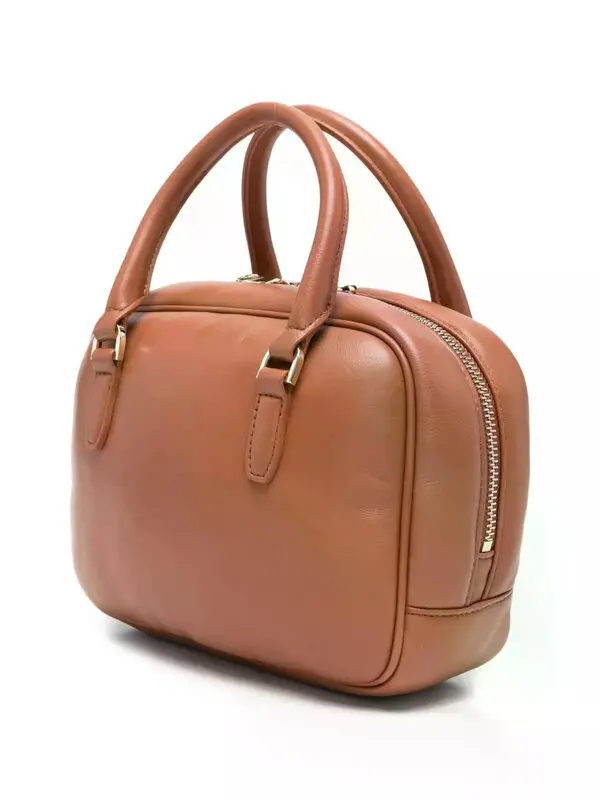 Patrizia Pepe Logo-lettering Tote Bag - Brown