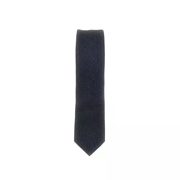 Emporio Armani Textured Silk Tie - Blue