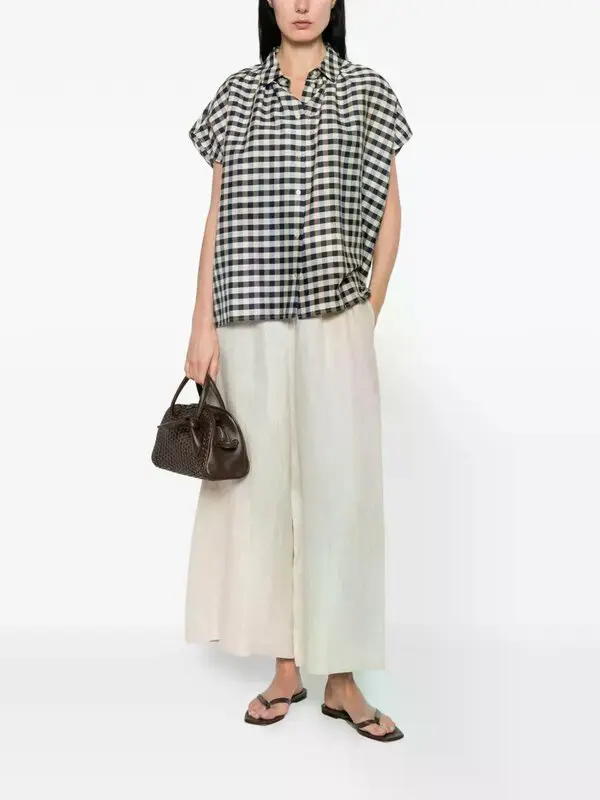 Max Mara Strano Checked Button-down Shirt - Neutrals