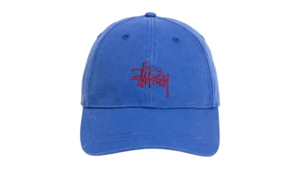 StÜssy Basic Canvas Cap - Royal