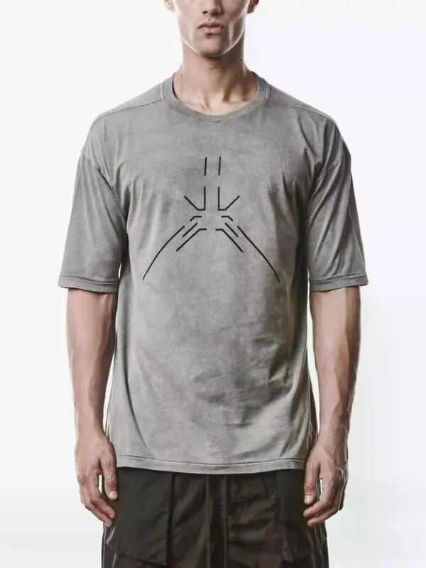 THOM KROM Graphic T-shirt - Grey