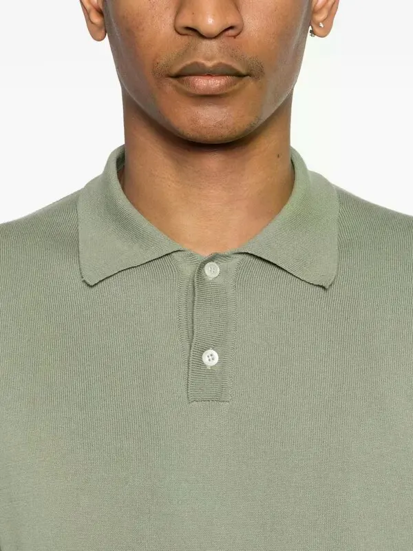 Woolrich Buttoned Short-sleeve Polo Shirt - Green