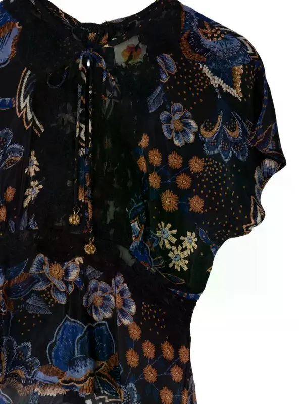 Farm Rio Floral-print Blouse