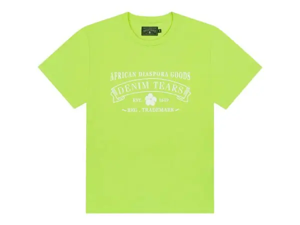 DENIM TEARS Adg Tee Shirt - Lime