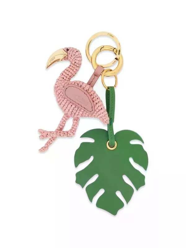 Chloé Symbols Flamingo Bag Charm - Gold