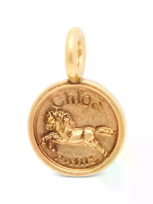 Chloé Horse Coin Charm - Gold
