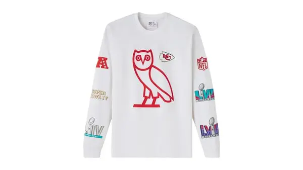 OVO Nfl Kansas City Chiefs Longsleeve T-shirt - White