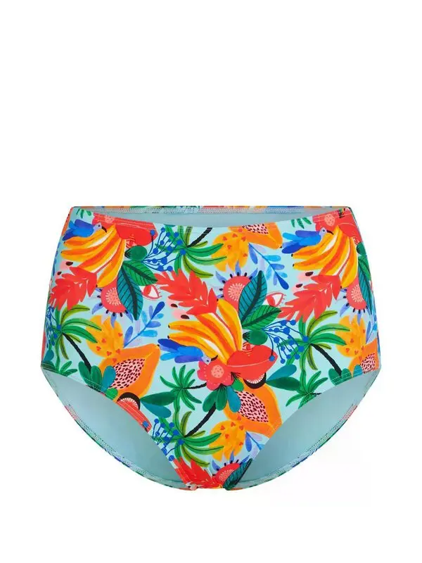 Marlies Dekkers Paradisa High-waist Bikini Bottoms - Blue