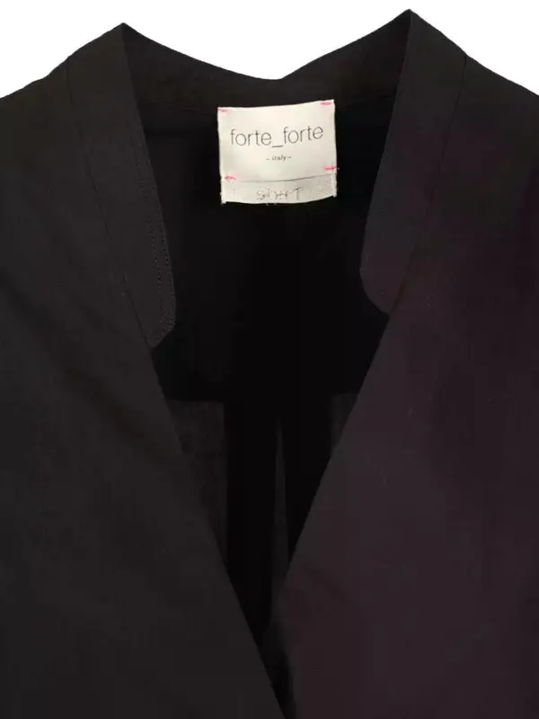 FORTE_FORTE Long-sleeve Shirt - Black