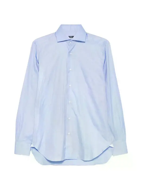 BARBA NAPOLI Long-sleeve Shirt - Blue