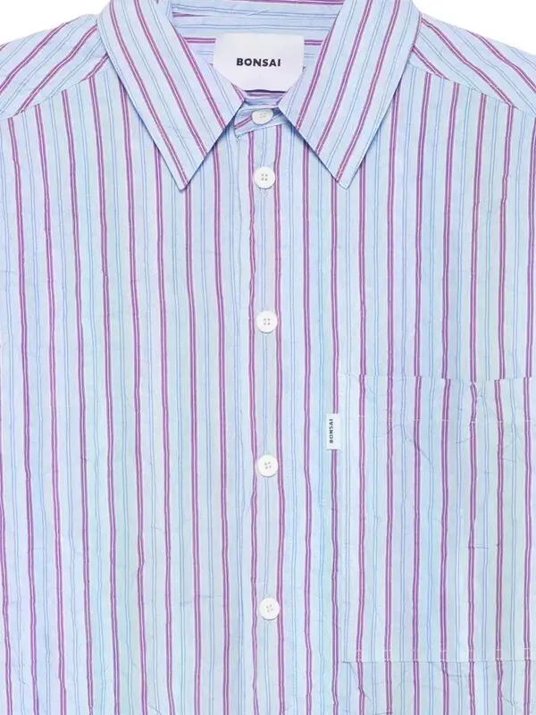BONSAI Striped Pocket Shirt