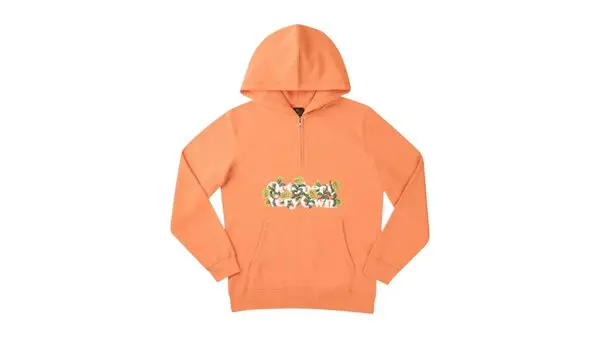 OVO Halfzip Hoodie - Coral Orange