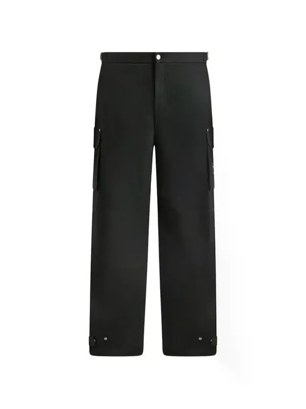 Manière De Voir Twill Signature Wide-leg Cargo Trousers