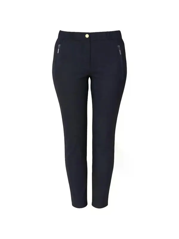 BETTY BARCLAY Zipped-pocket Slim Trousers - Blue