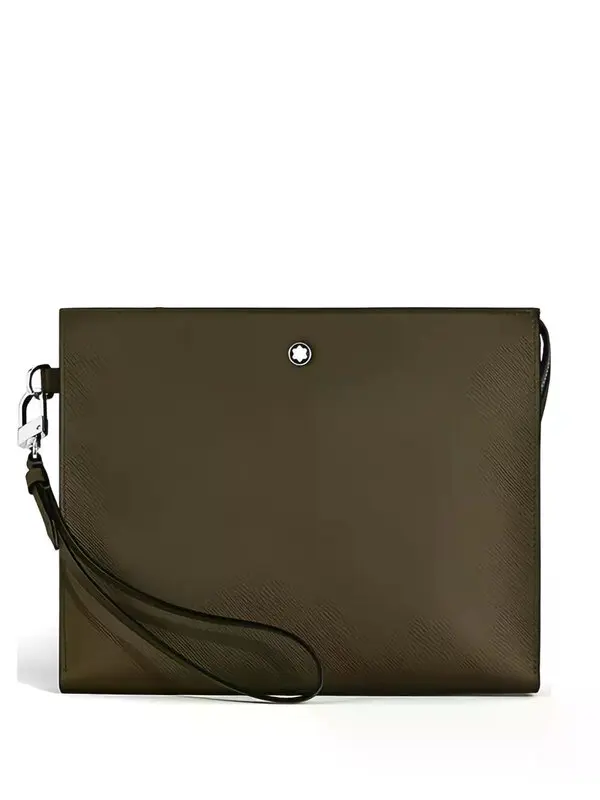 Montblanc Logo-detail Clutch Bag - Brown