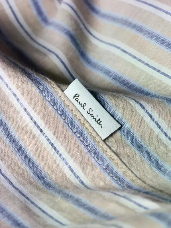 Paul Smith Slub Stripe Cotton Shirt