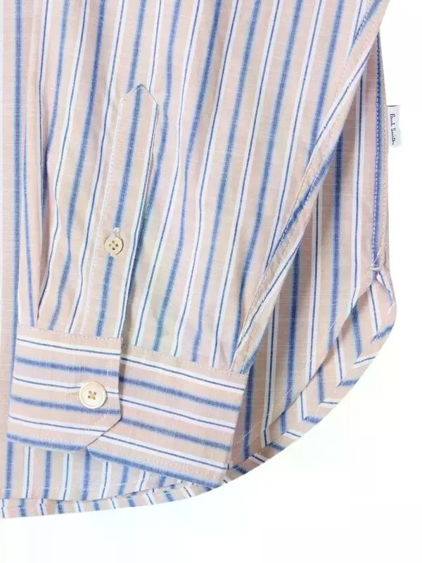 Paul Smith Slub Stripe Cotton Shirt