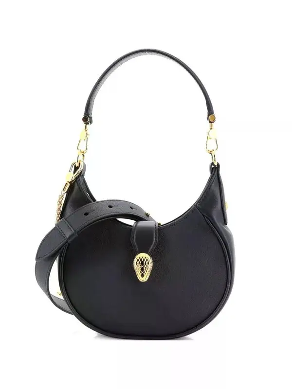 BVLGARI Serpenti Ellipse Mini Shoulder Bag - Black