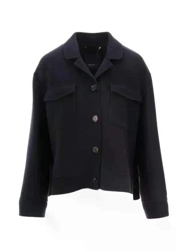 Max Mara Patch-pocket Jacket - Blue