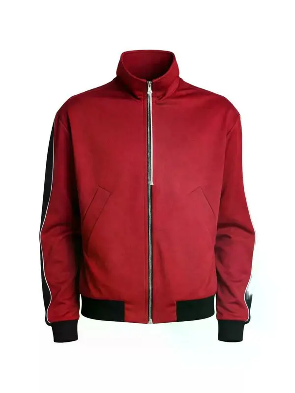 STATE OF ORDER Zip-up Bomber Jacket - Red