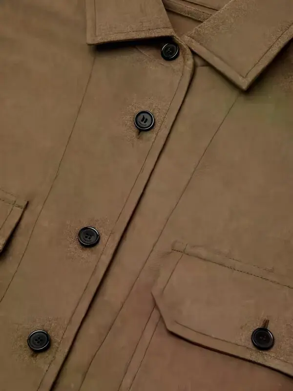 Loro Piana Darby Chest-pockets Shirt Jacket - Brown