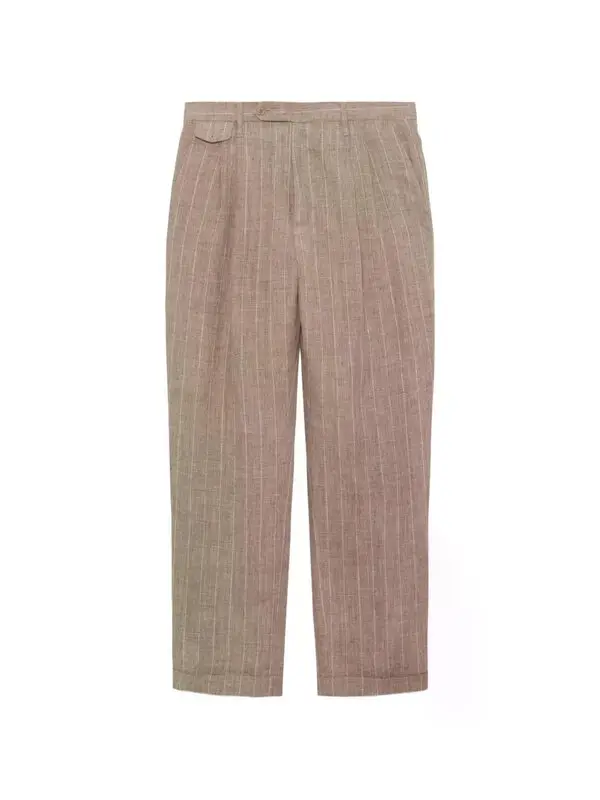 Simkhai Jacob Pinstripe Pleated Trousers