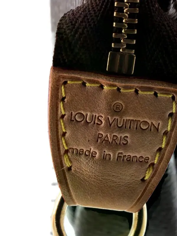LOUIS VUITTON Pochette Accessoires Monogram Canvas Mini Clutch - Brown