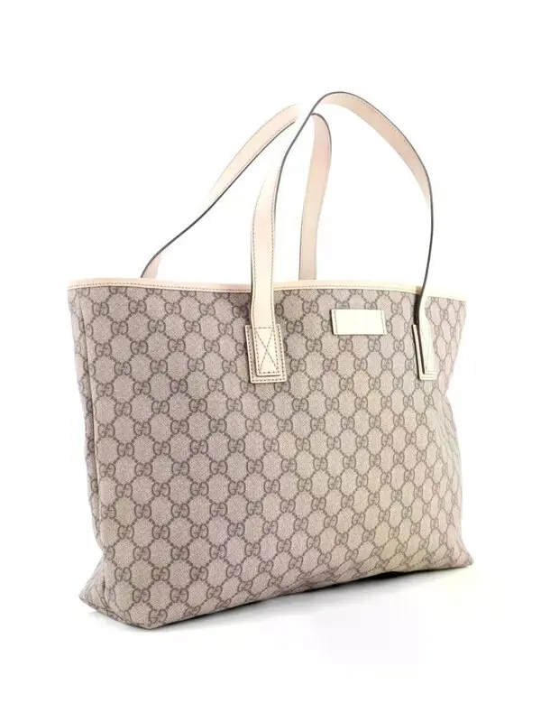 Gucci Plus Gg Coated Canvas Medium Tote Bag