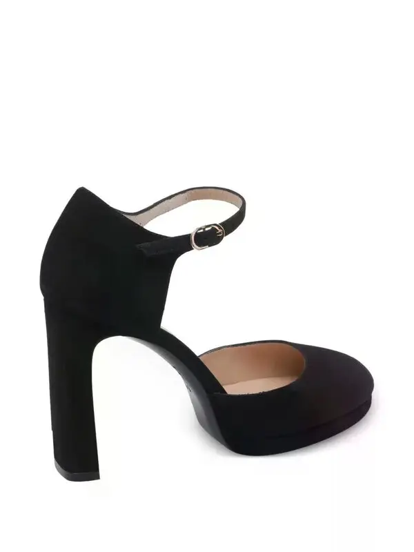 STUART WEITZMAN Babette Round-toe Pumps - Black