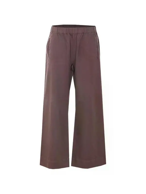 TRUE AVENUE Elasticated Trousers - Brown