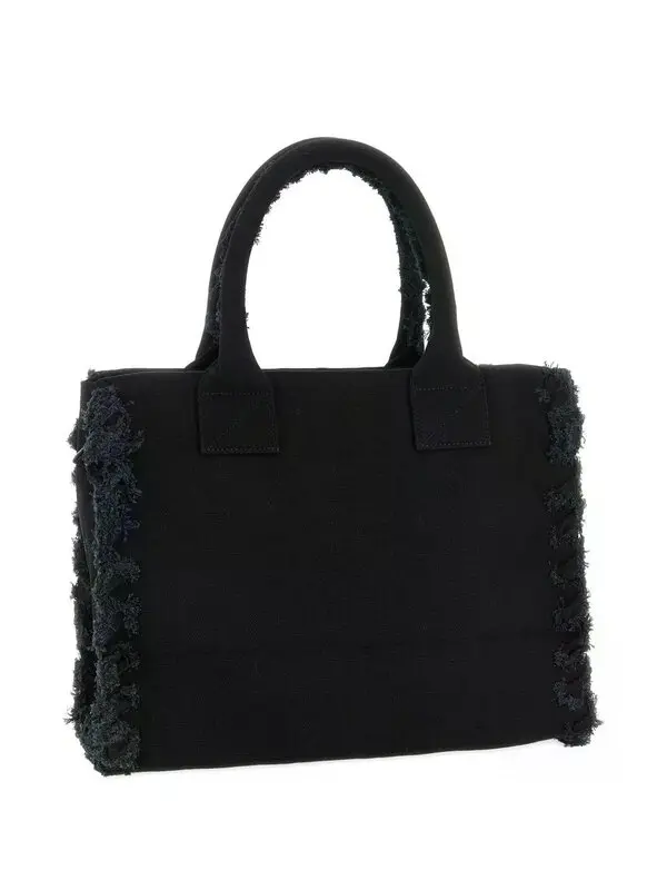 Pinko Medium Fringed Shopper Tote Bag - Black