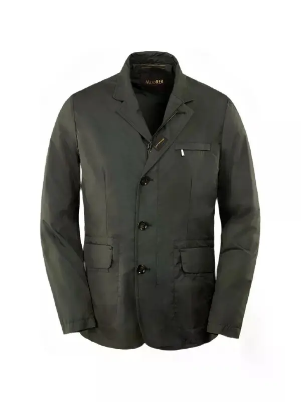 MOORER Ghiberti Notched-lapel Buttoned Blazer