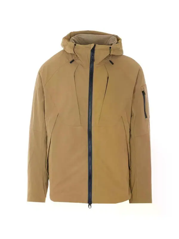 JG1 Frontal Zip Hooded Jacket - Neutrals