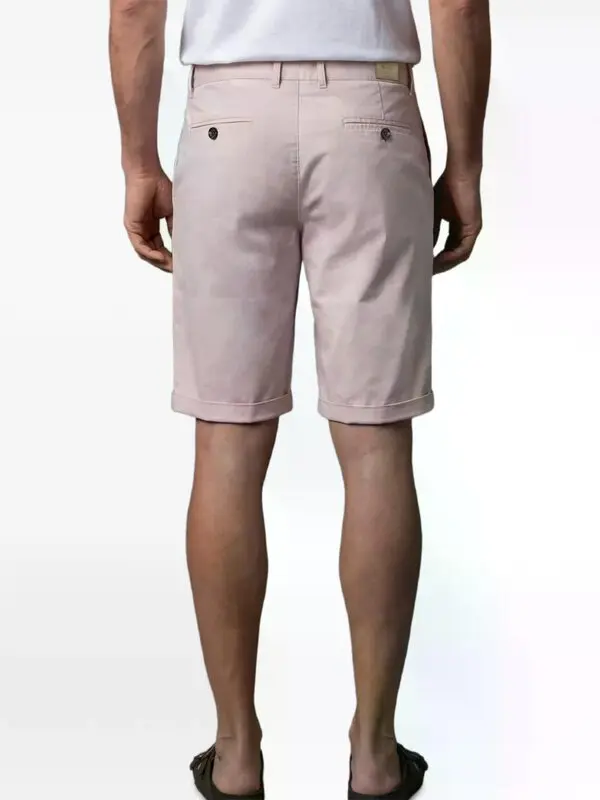 MOORER Pleated Bermuda Shorts - Pink