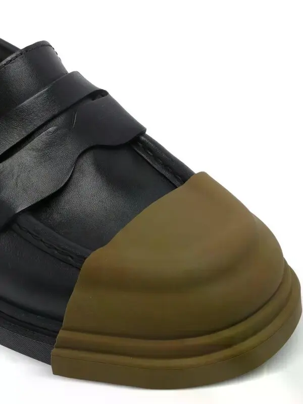 Camper Junction Leather Loafers - Black