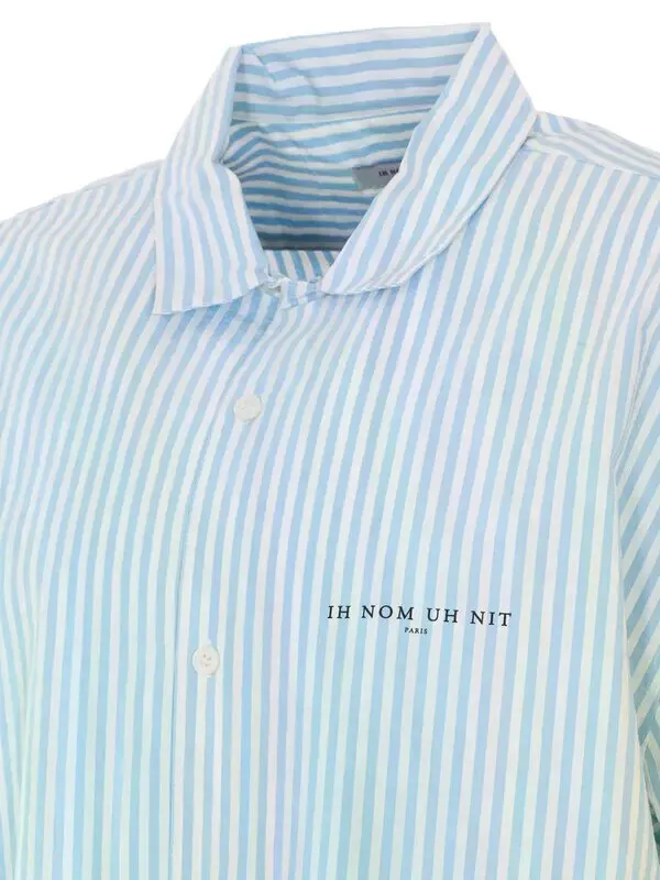IH NOM UH NIT Striped Logo Chest Shirt