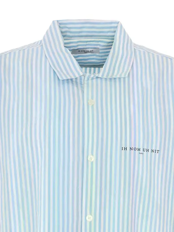 IH NOM UH NIT Striped Logo Chest Shirt