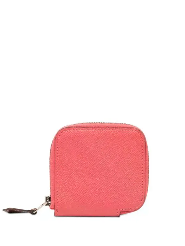 Hermès 2019 Epsom Silk In Compact Wallet Small Wallets - Pink
