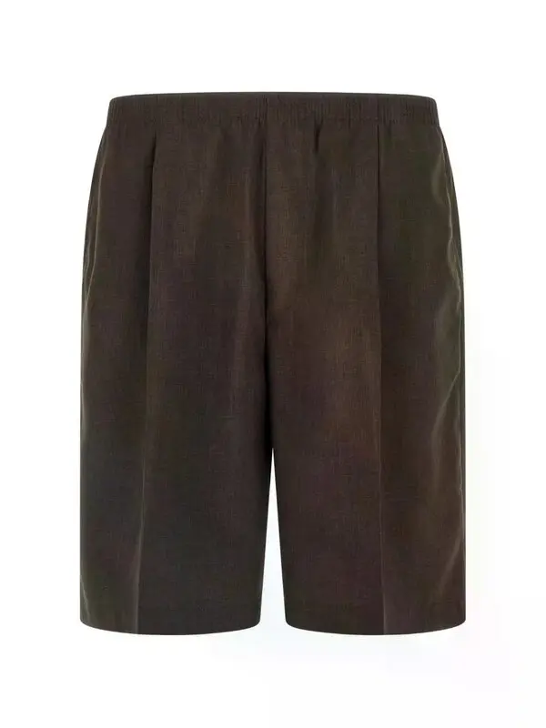 CELLAR DOOR Arno Pleated Bermuda Shorts