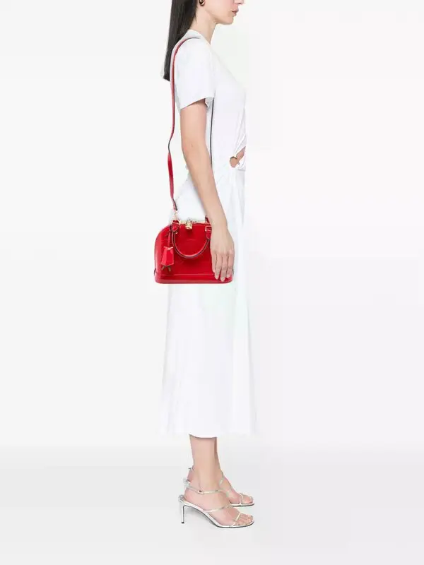 LOUIS VUITTON 2016 Monogram Vernis Alma Bb Satchel