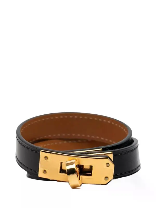 Hermès 2021 Swift Kelly Double Tour Bracelet - Black