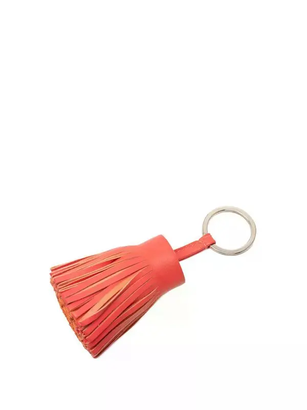Hermès Milo Lambskin Carmen Ring Key Chain 2015-2025 - Orange