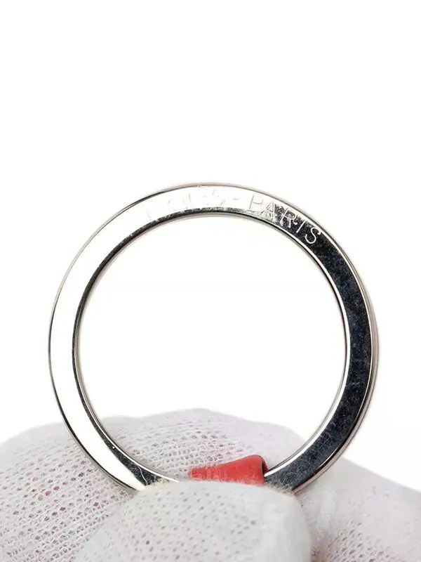 Hermès Milo Lambskin Carmen Ring Key Chain 2015-2025 - Orange