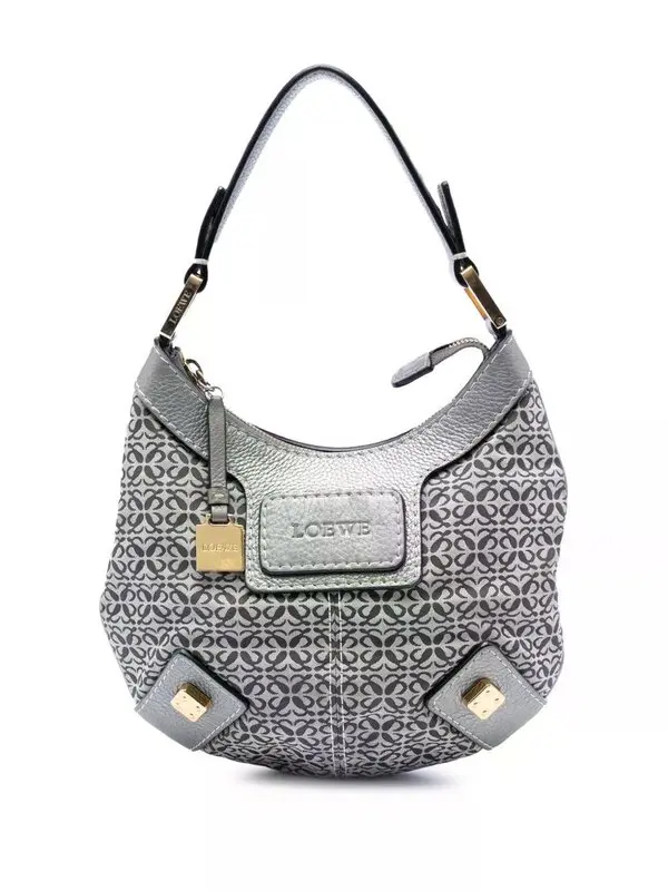 Loewe 2007-2008 Anagram Canvas Road Hobo Bag