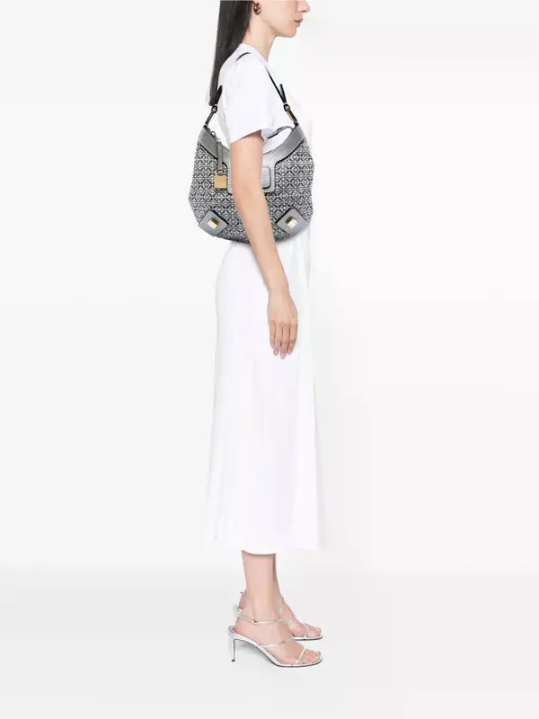 Loewe 2007-2008 Anagram Canvas Road Hobo Bag
