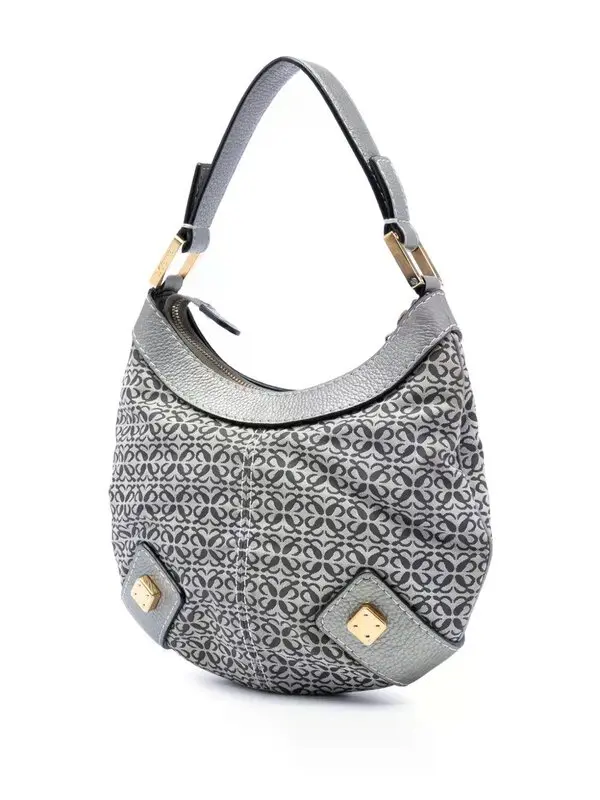 Loewe 2007-2008 Anagram Canvas Road Hobo Bag